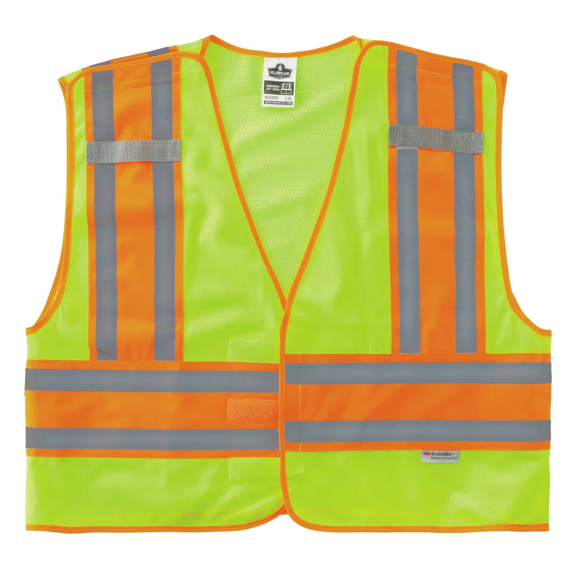Ergodyne GloWear 8245PSV Hi-Vis Public Safety Vest - Type P, Class 2 ...