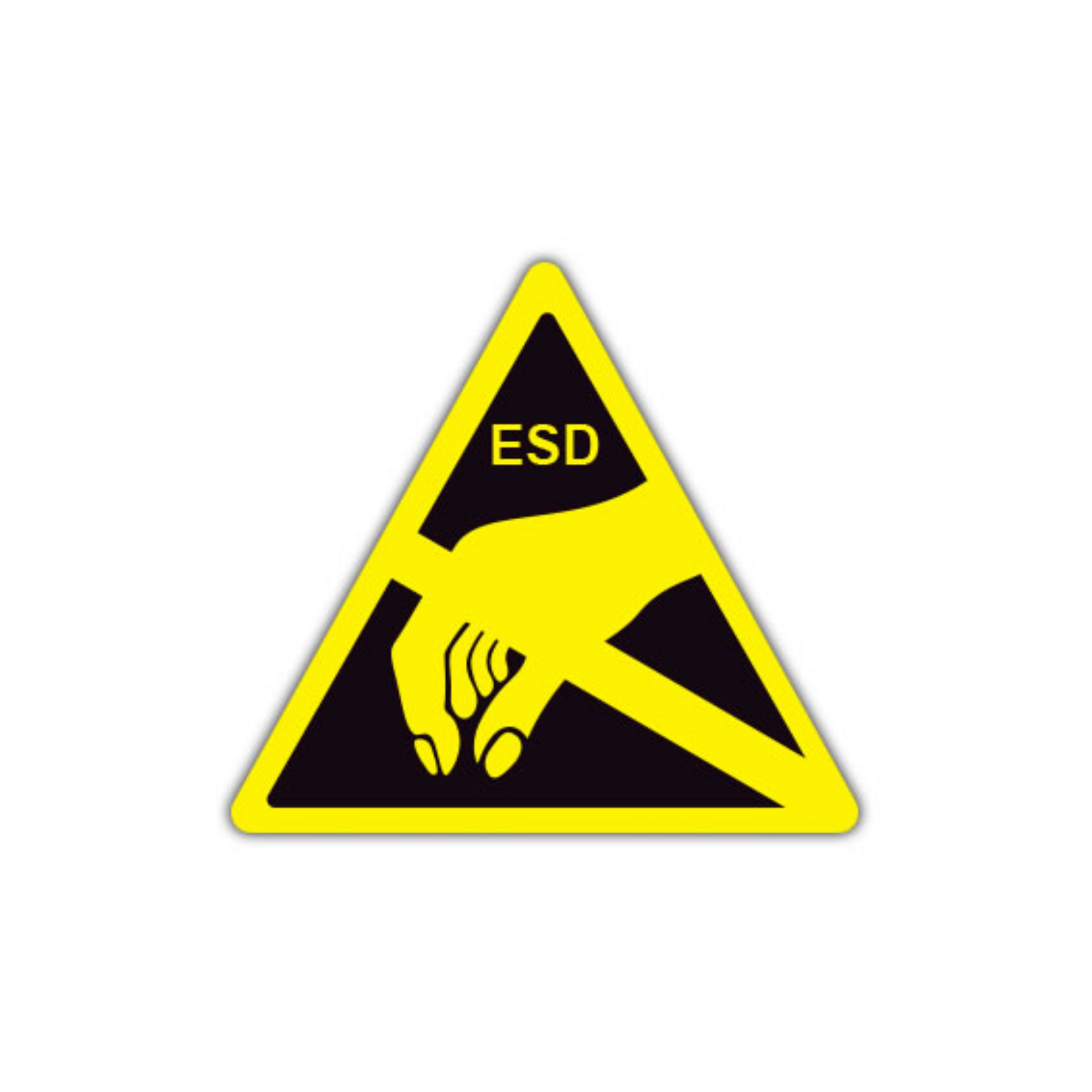 20" TRIANGLE SIGNS - Triangle Sign - ESD - LS-SIGN 400 #1275 -UEN ...