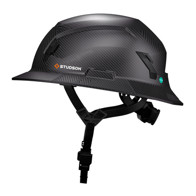 Studson SHK-1 Non-Vented Full Brim Class E Type II - Carbon HD Safety ...